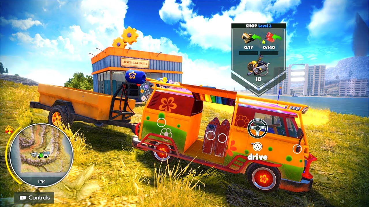 Rainbow Buys Car Parts From Part Shop | Off The Road Unleashed Nintendo ...
