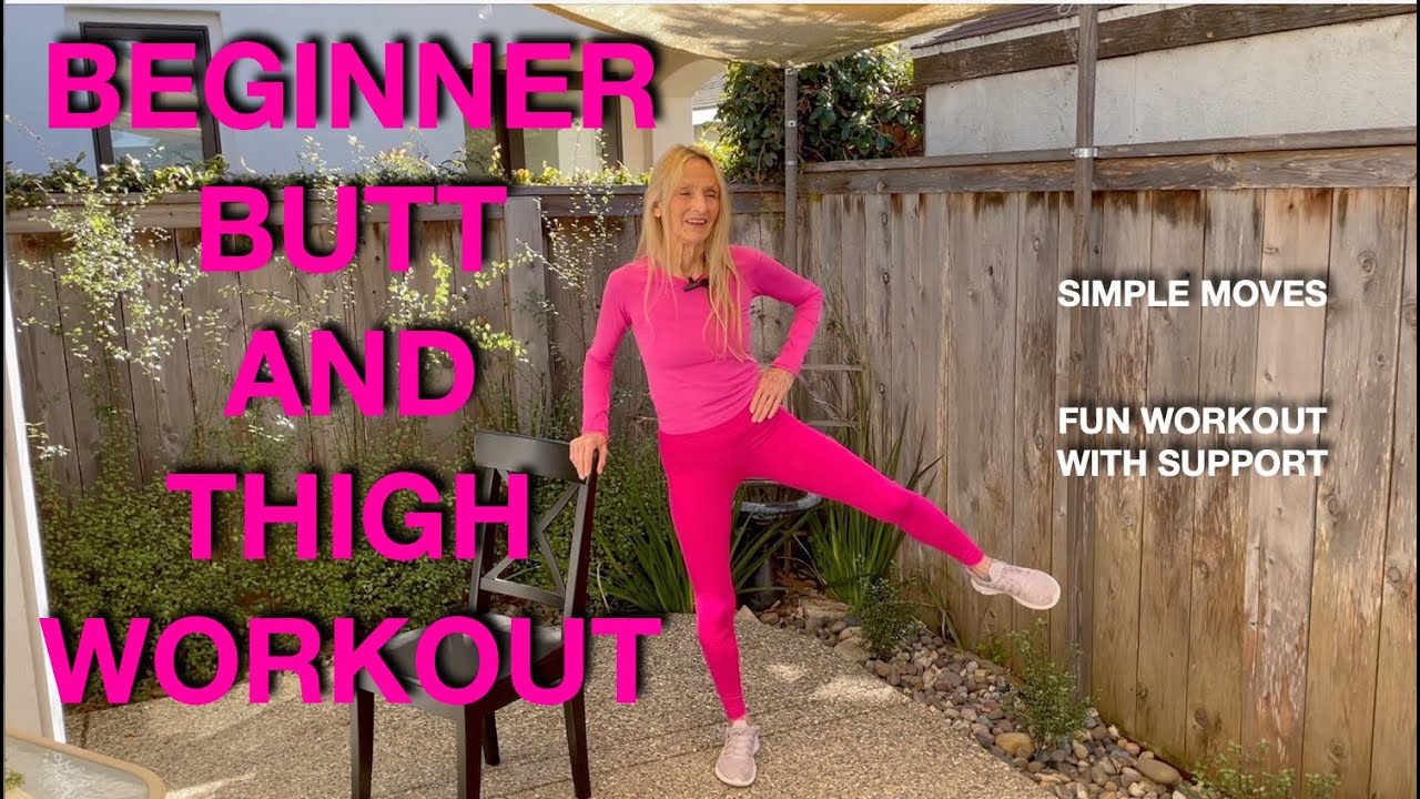 BEGINNER BUTT AND THIGH WORKOUT - YouTube
