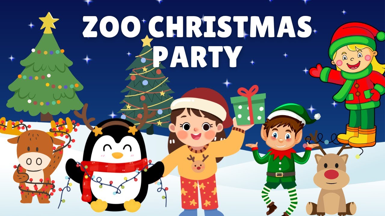 "Zoo Animals' Christmas Party: Animals Sounds and Festive Fun for Kids ...