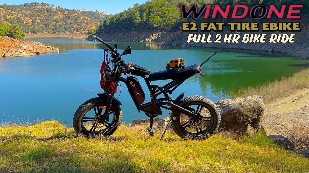 WINDONE E2 Fat Tire eBike 2 HR Bike Ride Scouting New RC Spots! - YouTube