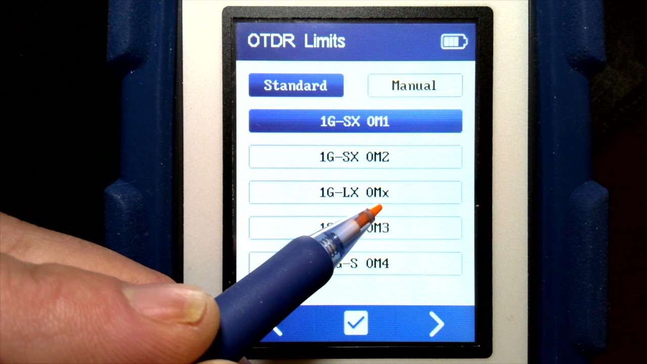 TREND Networks FiberMASTER OTDR Setting Limits - (EN) - YouTube