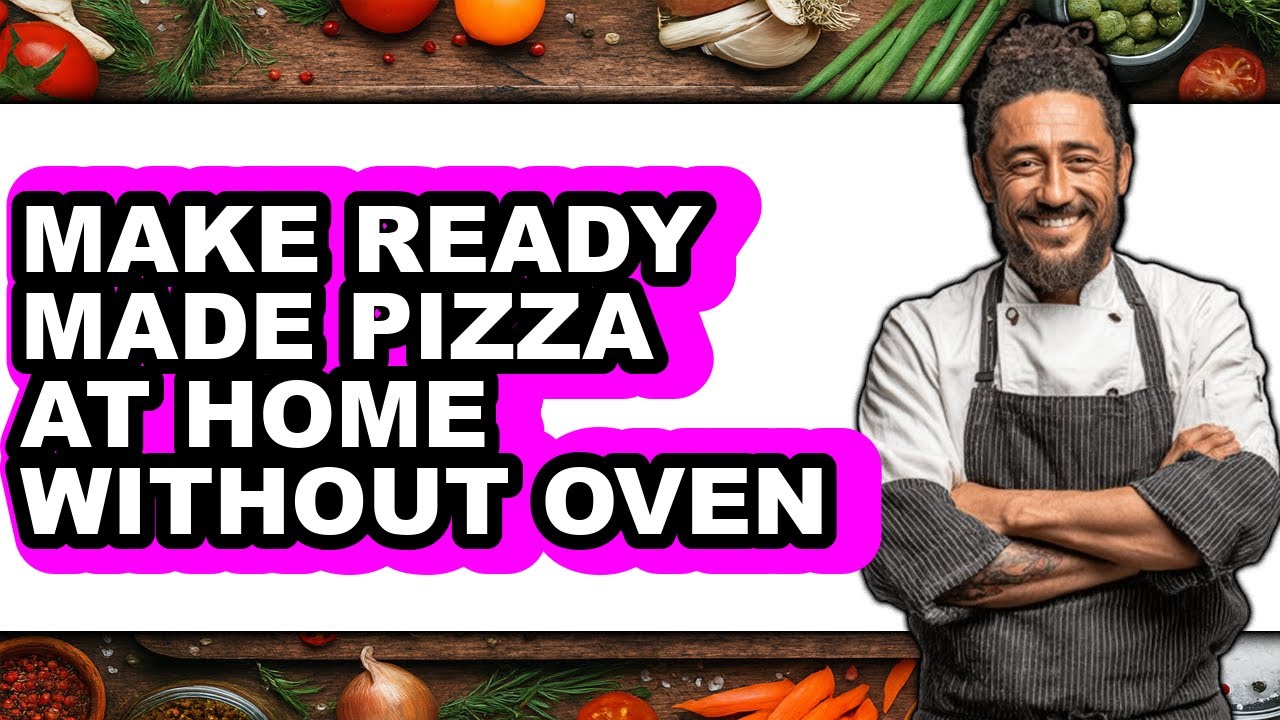 How To Make Ready Made Pizza At Home Without Oven (Easy Method) - YouTube