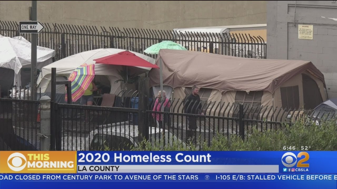 2020 Homeless Count Begins In LA County - YouTube