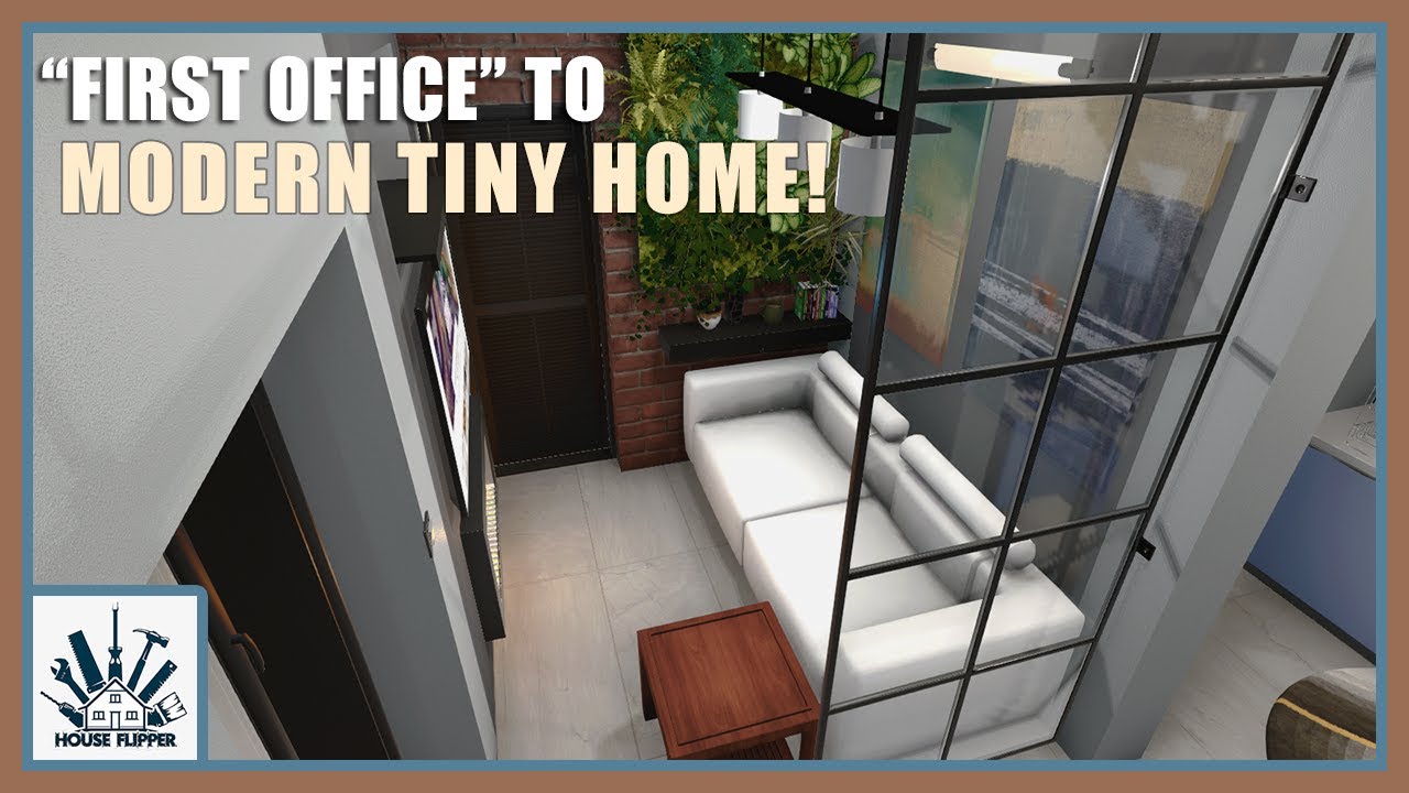 House Flipper | First Office to Modern Tiny Home! - YouTube