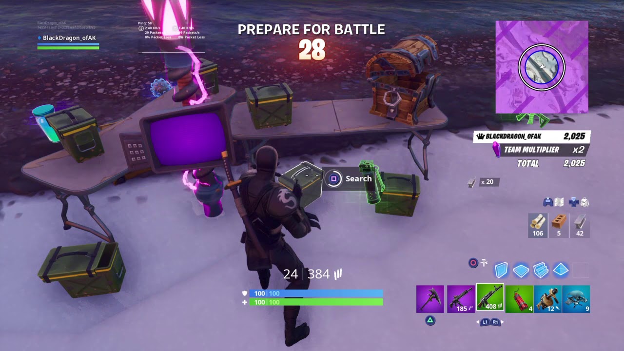 Fortnite season 1 fiend battle - YouTube