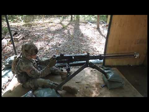Weapons Lane 8 - M2 Machine gun - EIB Instruction - YouTube