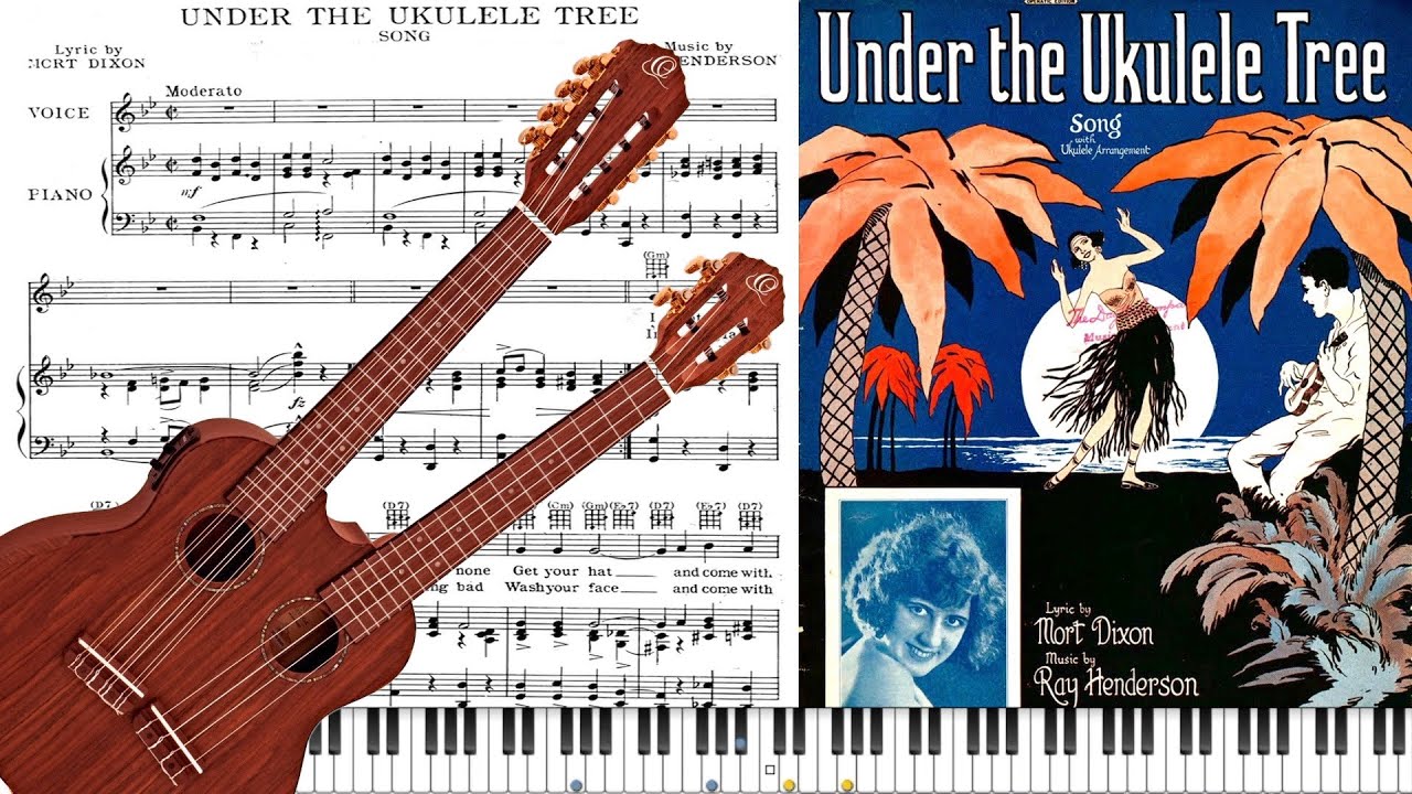 Under the Ukulele Tree by Ray Henderson (1926, Ukulele duo) - YouTube
