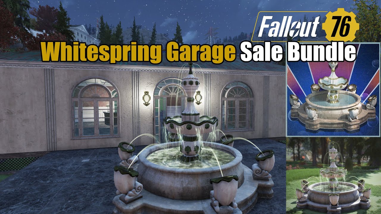 Whitespring Garage Sale Bundle - Fallout 76 Atom Showcase - YouTube