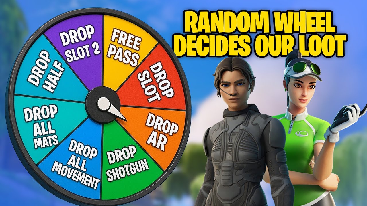 Fortnite Spin the Wheel Challenge! 🎡 Every Elimination Decides our Loot ...