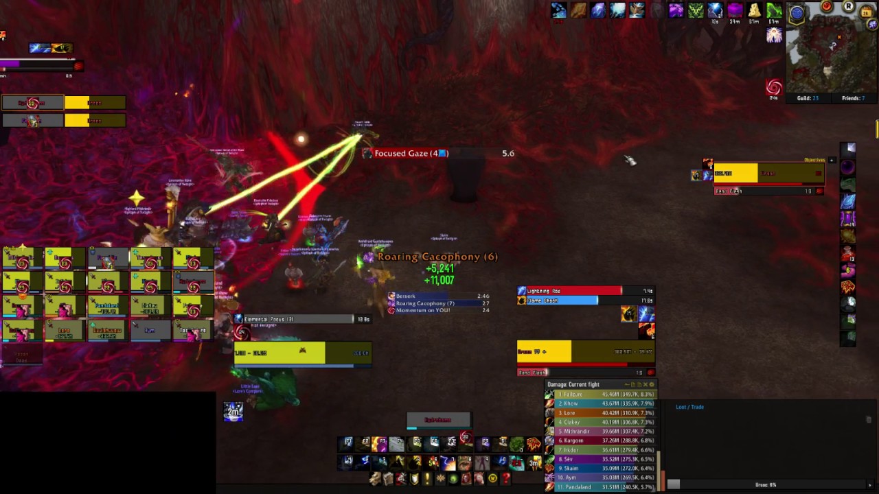 Emerald Nightmare - Ursoc (Heroic) - Elemental Shaman POV - YouTube