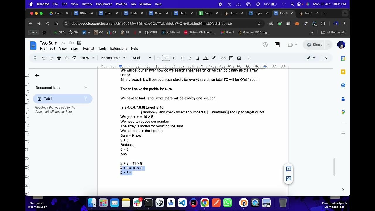 Two Sum II - Input Array Is Sorted | Leetcode 167 | Amazon | 100 days of Leetcode - YouTube