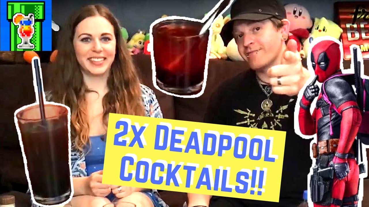 Deadpool 2 - Deadpool's Head Cocktail & 4th Wall Break Cocktail | Just ...