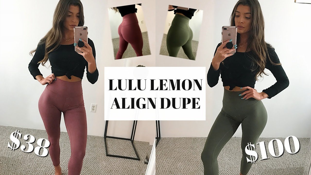 Lulu Lemon Align Dupe Try On Shelbee Sherwood Its Cameltoe Youtube