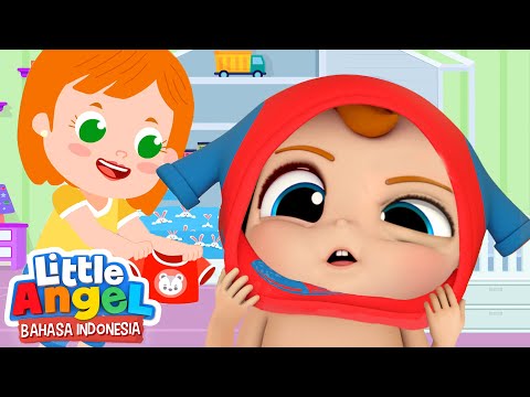 Belajar Pakai Baju Sendiri Yuk! 👕 Lagu Anak Belajar | Little Angel Bahasa Indonesia