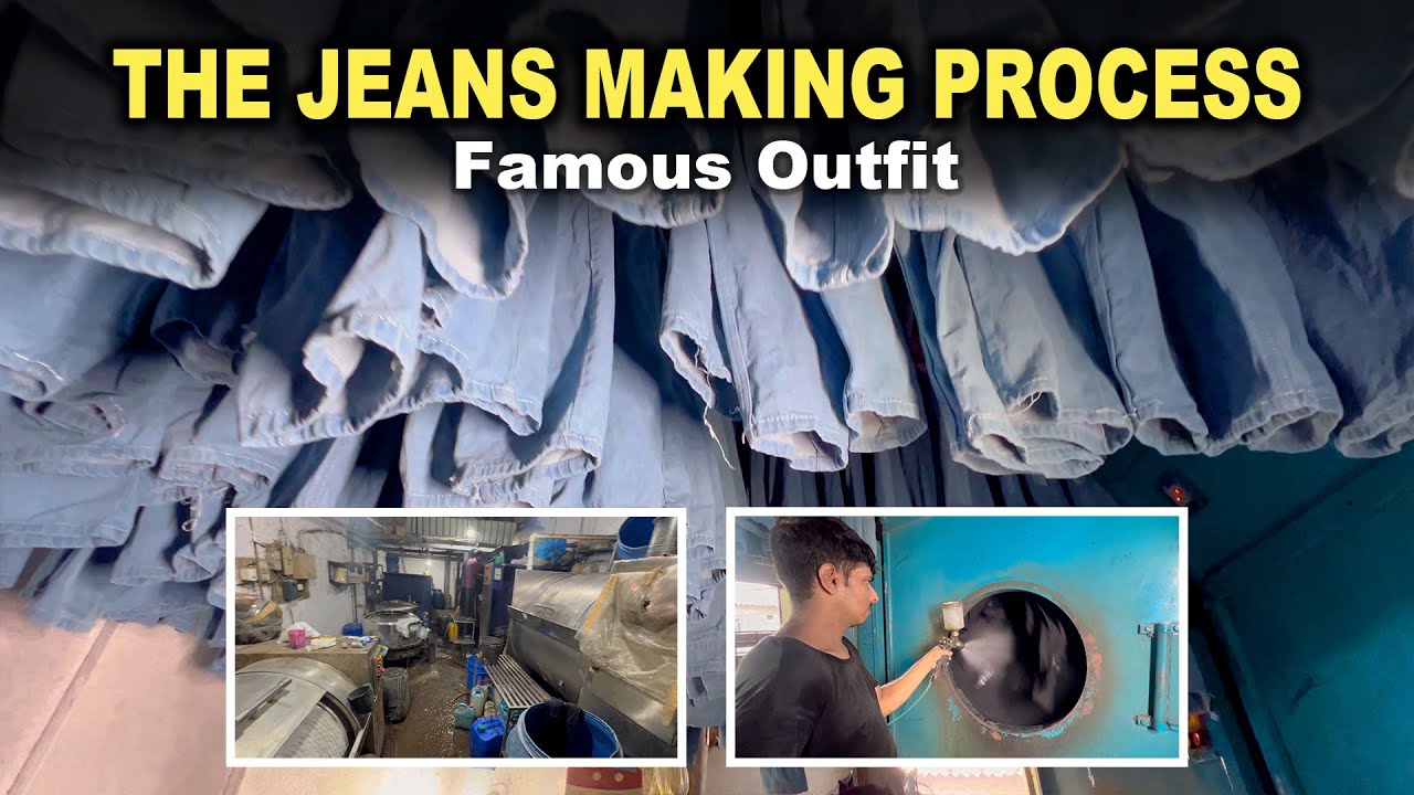BRANDED JEANS FACTORY / PREMIUM DENIMS MAKER - YouTube