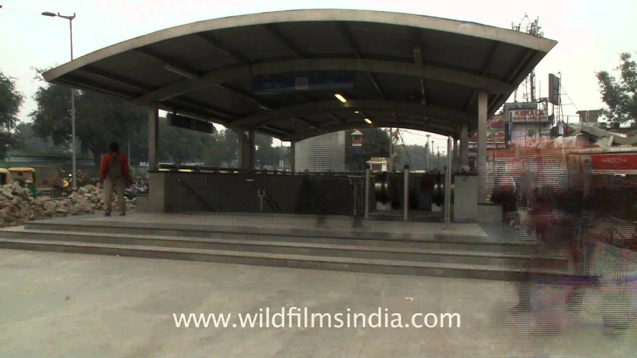 INA metro station with commuters in a time lapse! - YouTube