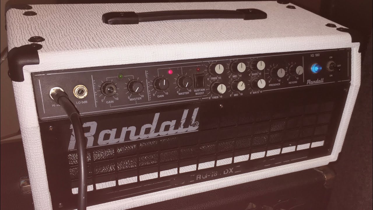 Randall RG180DX (Century 200) Tones - YouTube