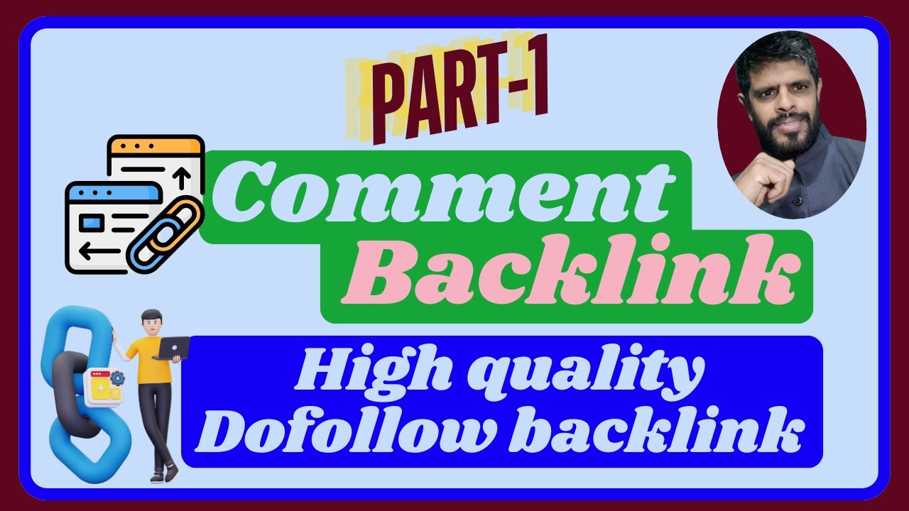 Comment Backlink, Comment backlink site, Part-1 - YouTube