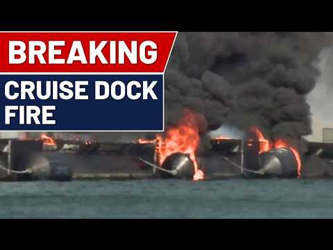 Cruise ship dock caught fire in Alaska. See the dramatic video.