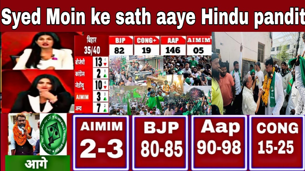 Nanded ke Hindu pandit aaye Sayed Moin ke sath l Asaduddin Owaisi l ...