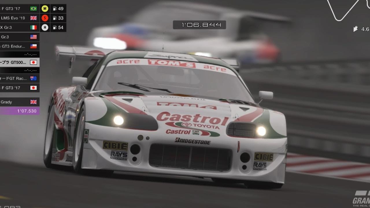 【GT7】ﾜｰﾙﾄﾞﾂｰﾘﾝｸﾞｶｰ800 ﾊｲｽﾋﾟｰﾄﾞﾘﾝｸ ﾄﾖﾀ ｽｰﾌﾟﾗ GT500 '97【3位】20240718 - YouTube