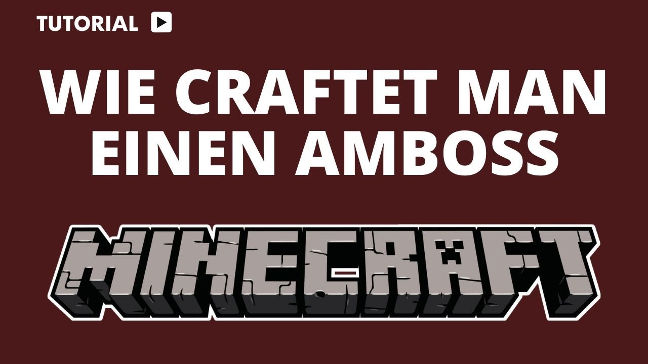 Wie baut man ein Amboss in Minecraft 🎮 - YouTube