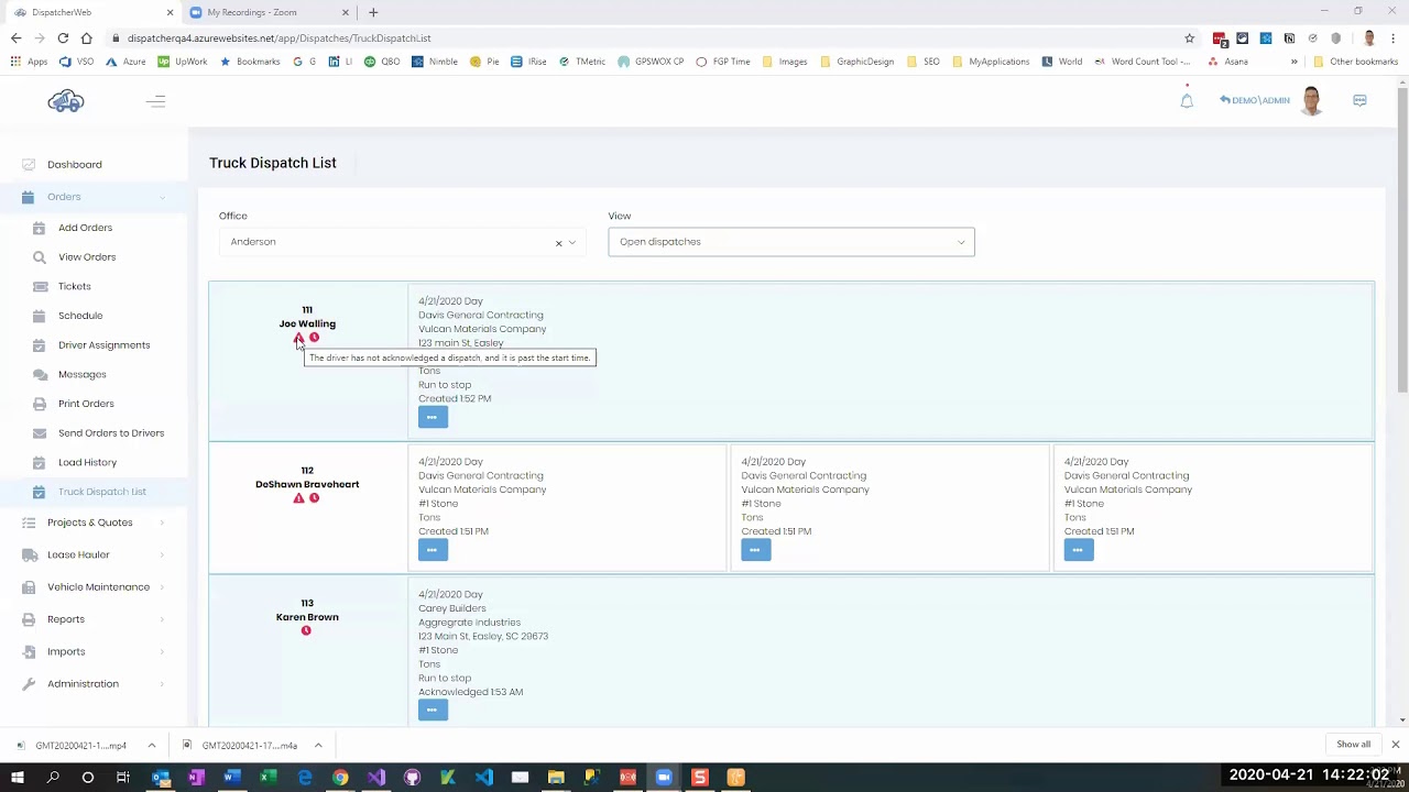 How the Dump Truck Dispatcher Dispatch List Improves Your Dispatching ...