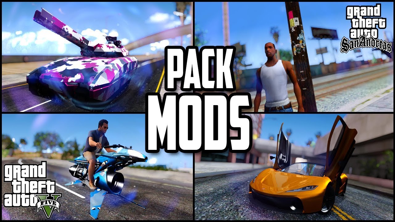 Pack de Mods de GTA V | Gta San Andreas | 2019 - YouTube