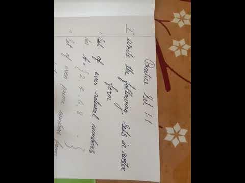 9th std. SETS. Practice Set 1.1. - YouTube