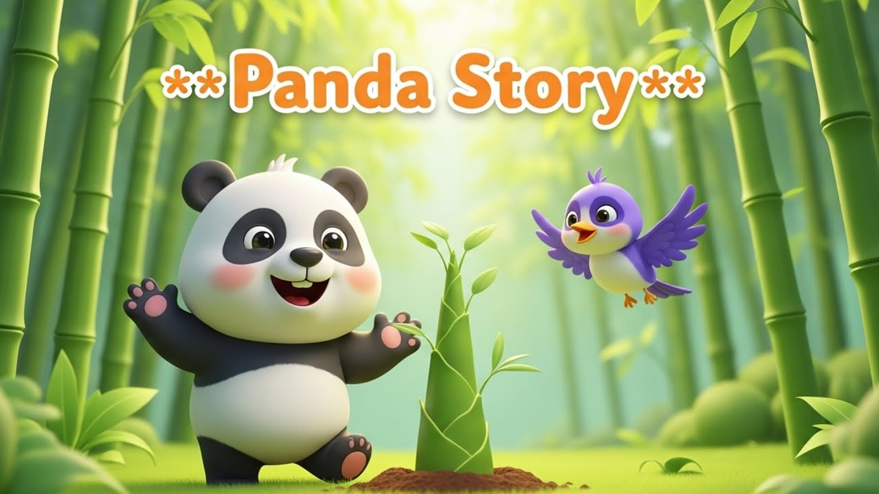 Lazy Panda Story | Kids Moral Story in English | Humayra’s Story World ...