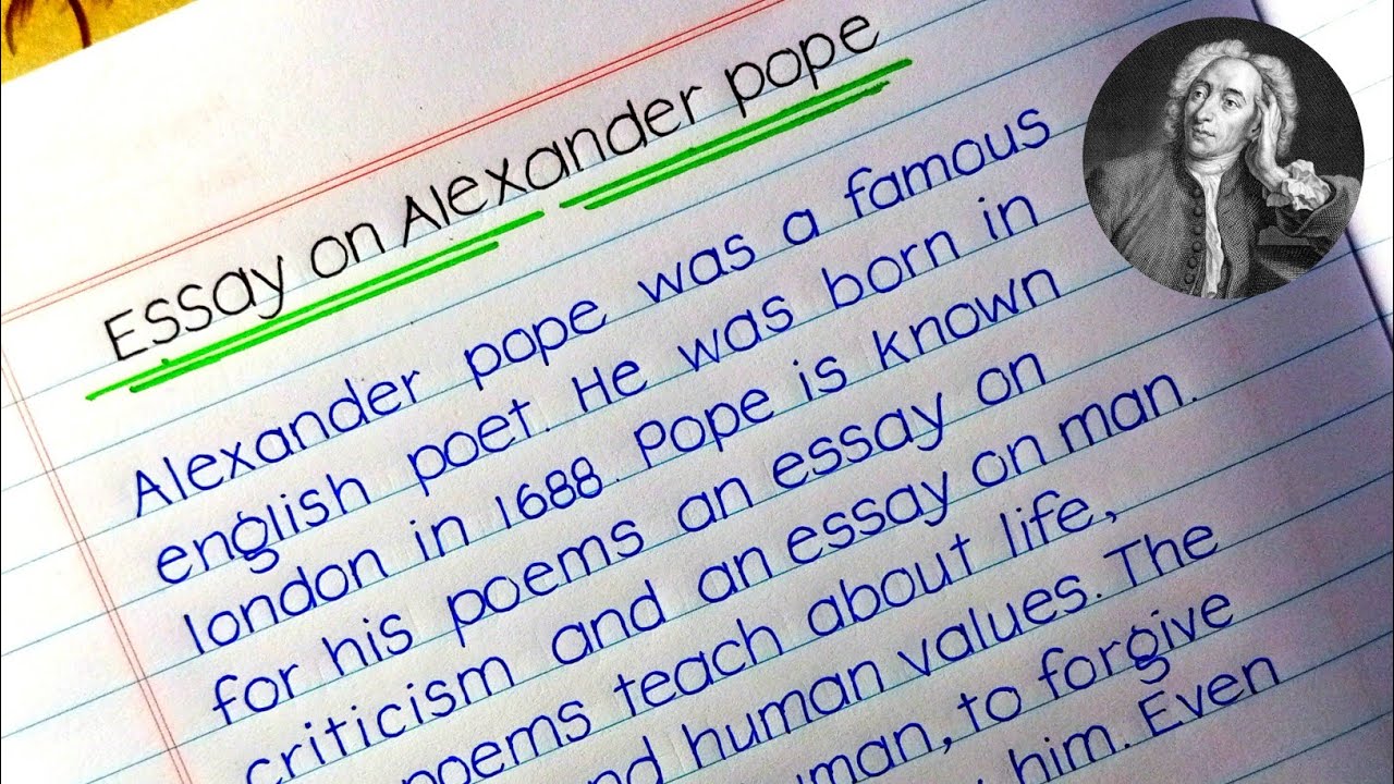 Short Essay on Alexander Pope | 10 Lines on Alexander Pope | English ...