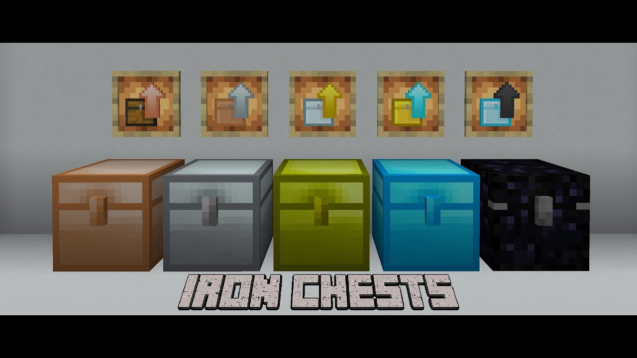 Minecraft - Iron Chests [Forge 1.21.1] - YouTube