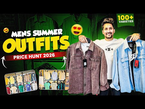 MEN'S NEWLY DROPPED SUMMER OUTFITS PRICE HUNT 2026| GENTS STATION 