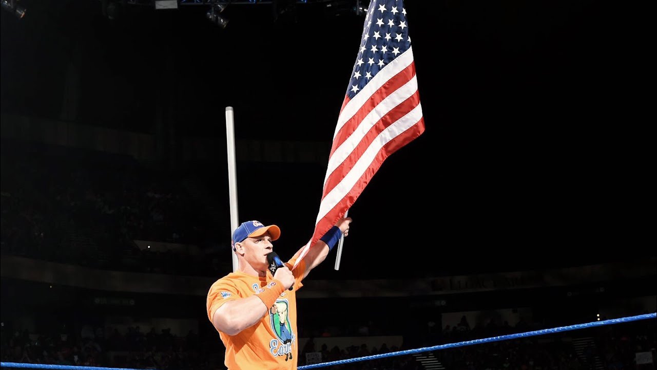 John Cena vs Rusev FLAG MATCH - WWE BATTLEGROUND 2017 - YouTube