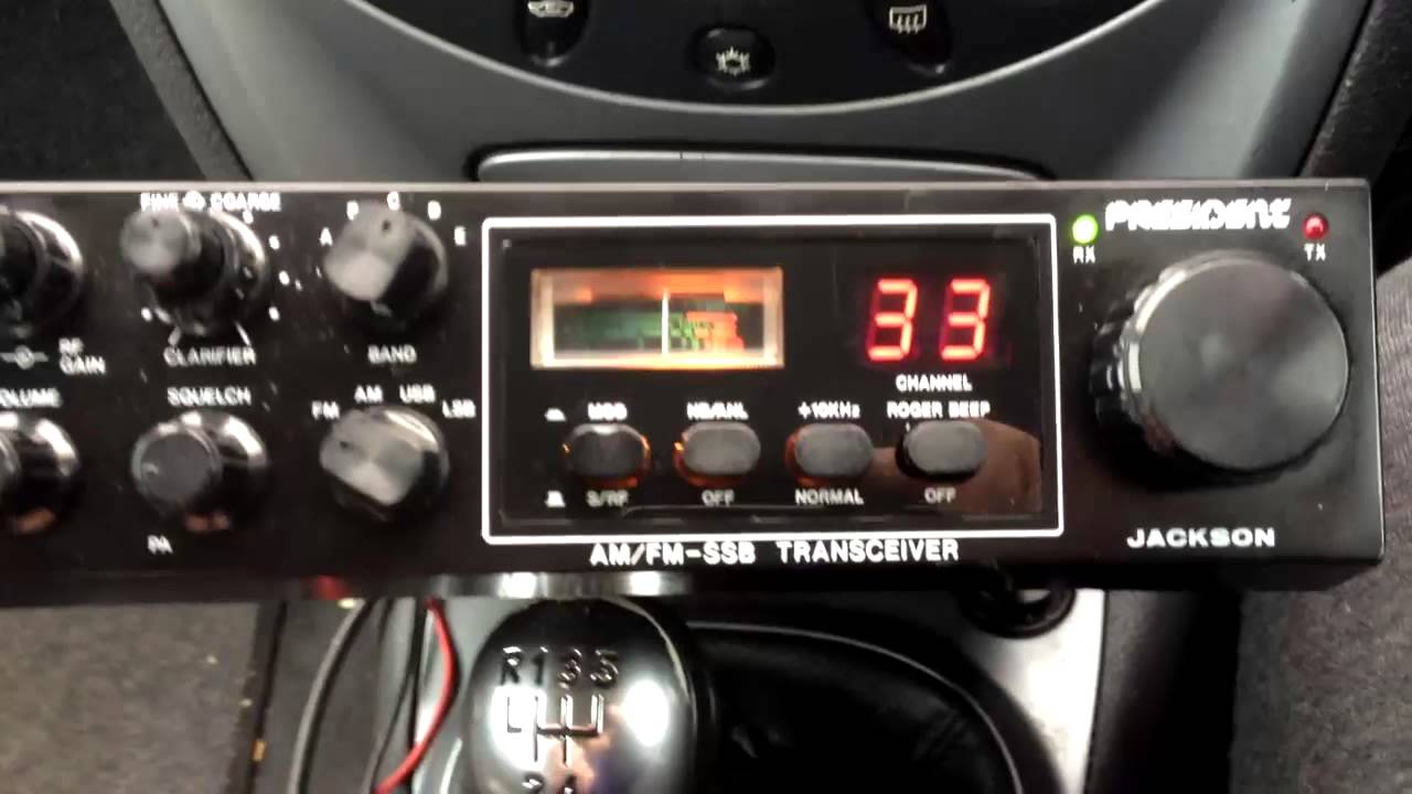 CB Radio - President Jackson Export Quick Test - YouTube