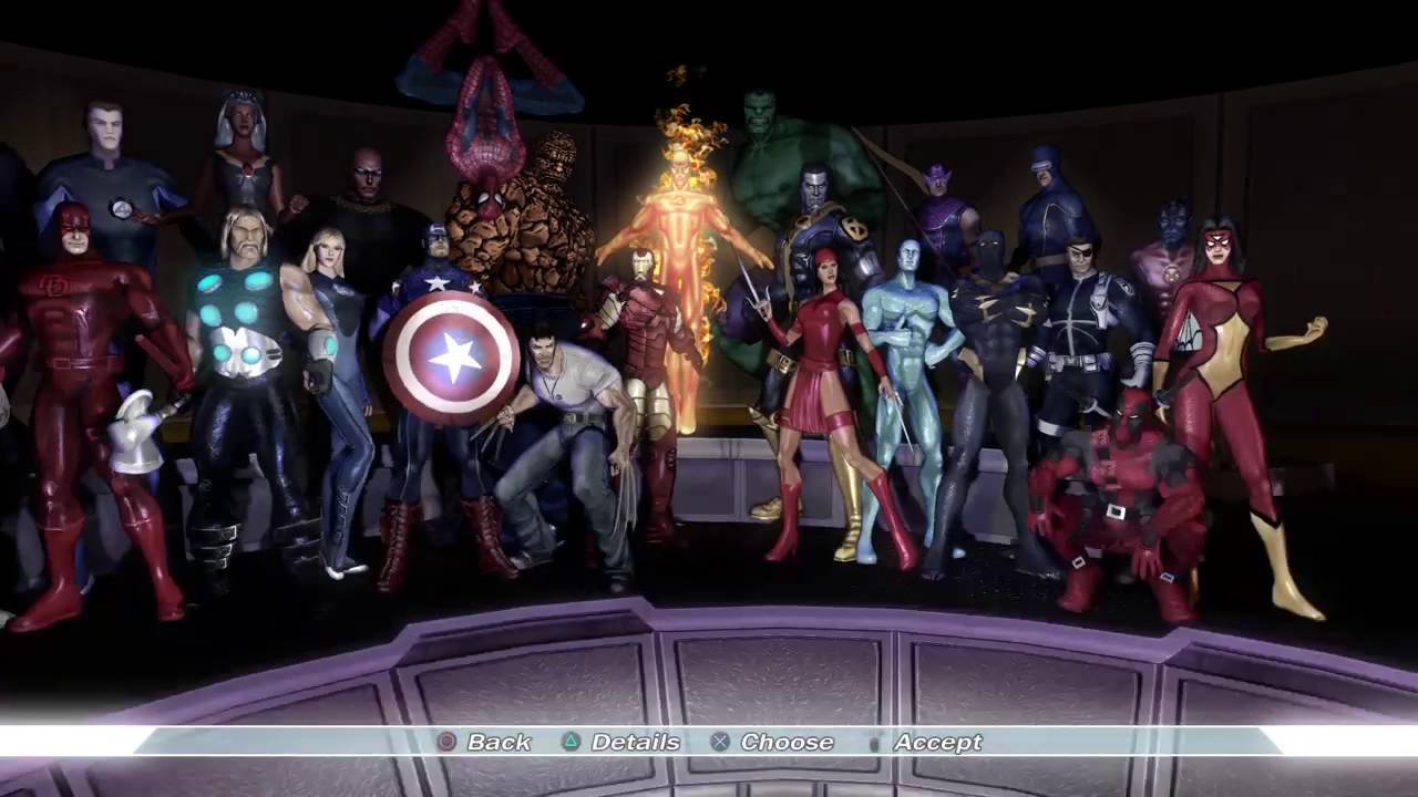 Marvel Ultimate Alliance All Character Skins - YouTube
