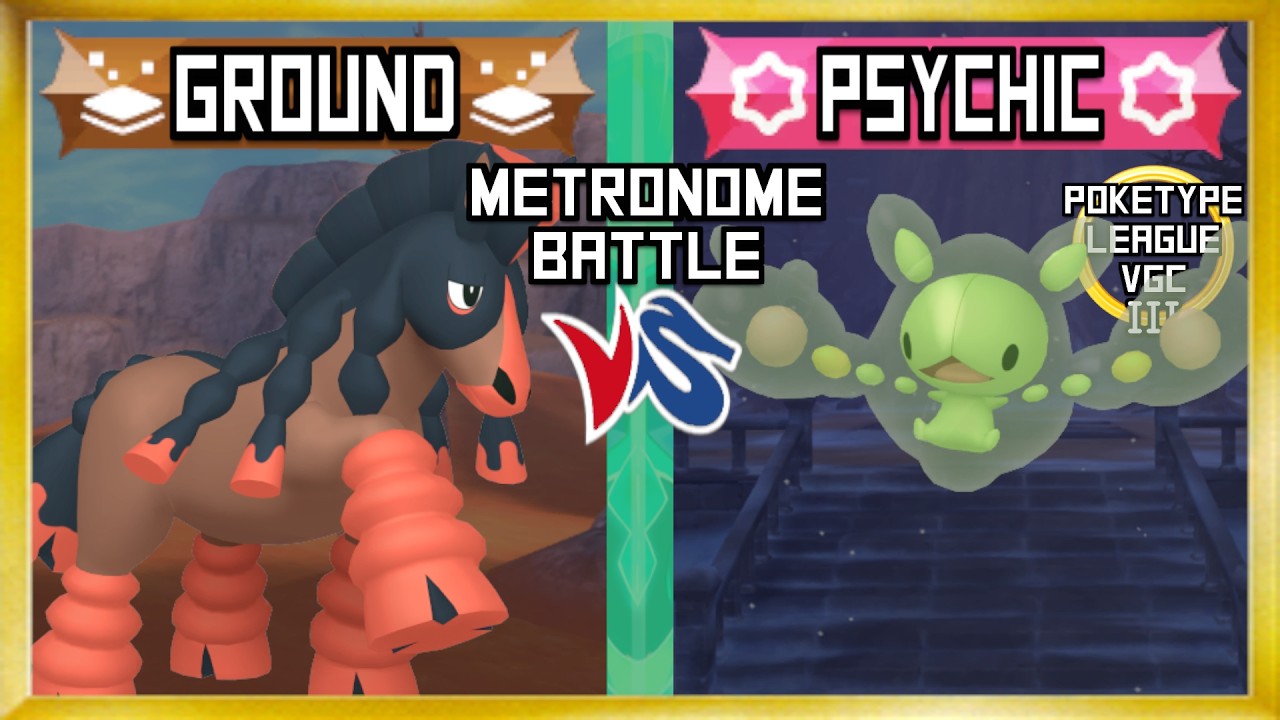 GROUND TYPES vs PSYCHIC TYPES! Who Wins this Pokemon METRONOME Battle ...