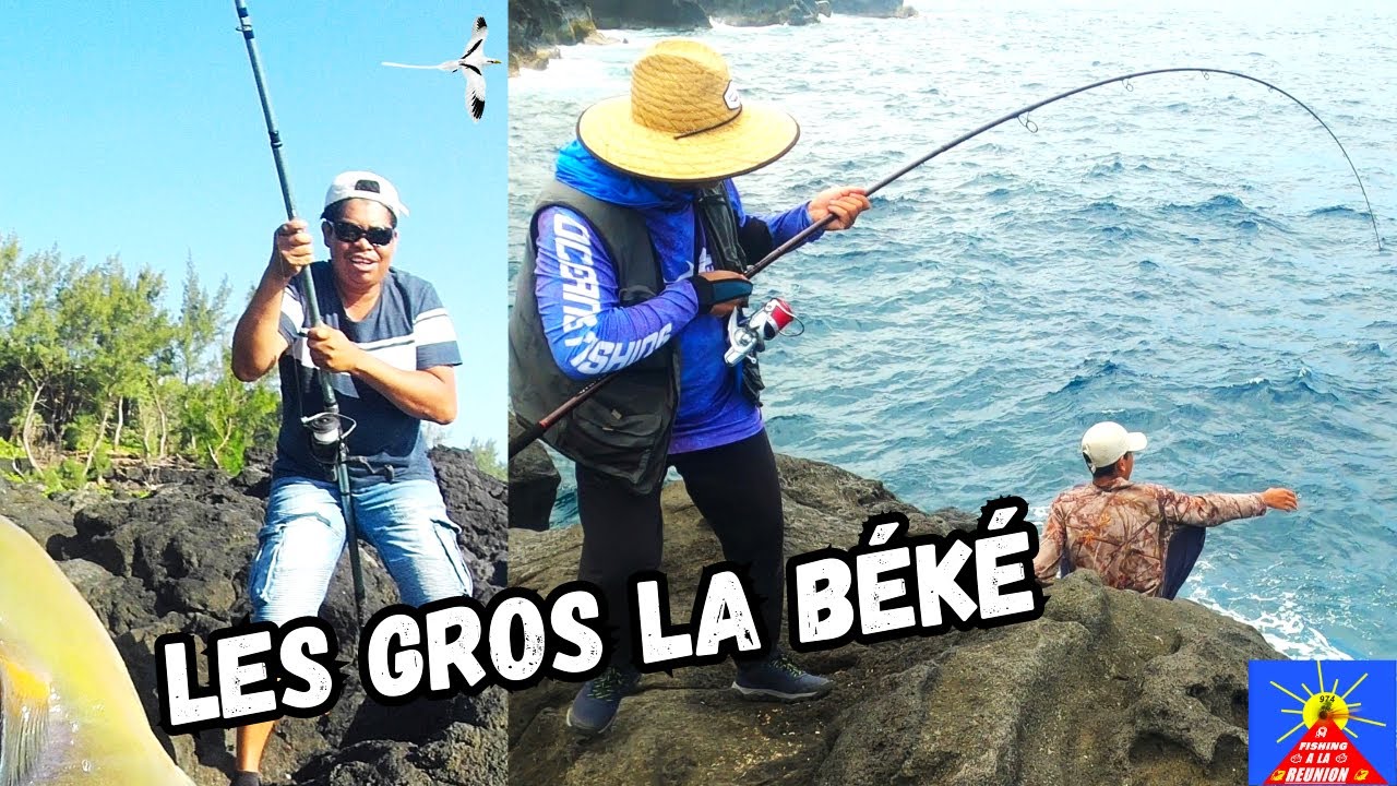 Magnifique Spot Des Gros Poissons Pêche En Bord De Mer à La Réunion 974 ...