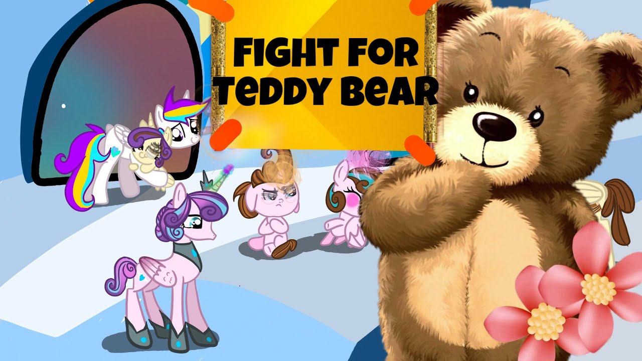 MLP speedpaint [Next Gen] Fight for teddy bear🐻| Base edit and ...