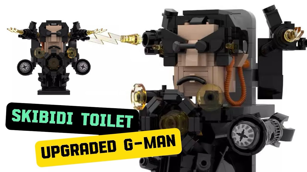 Skibidi Toilet LEGO - Upgraded G-Man Speed Build - YouTube