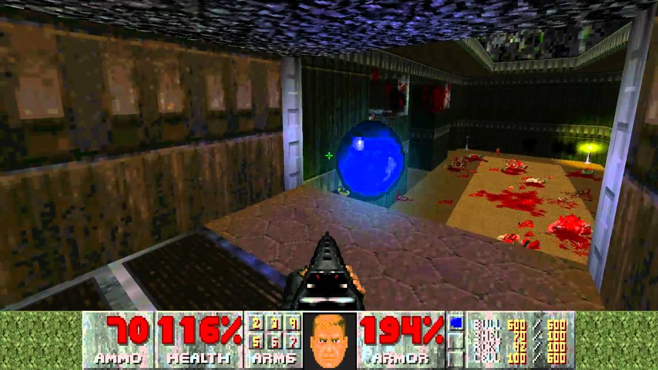 Let's Play: Brutal Doom - E1M4: Command Control - YouTube