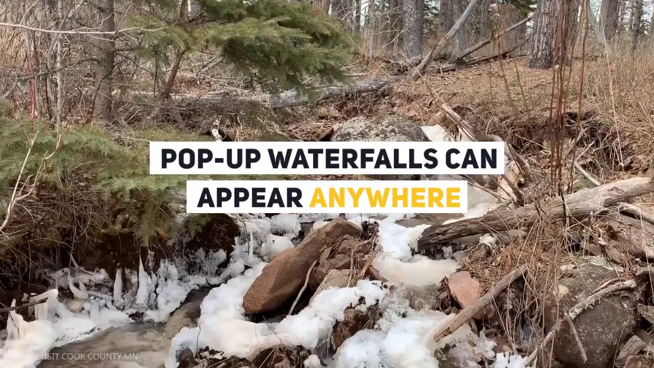 2019 Waterfall Wednesday | Pop-up Waterfalls along Highway 61 - YouTube