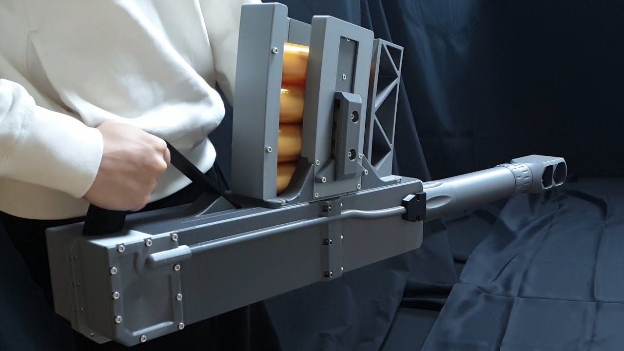 Making a Handheld 40mm Manual Cannon - YouTube