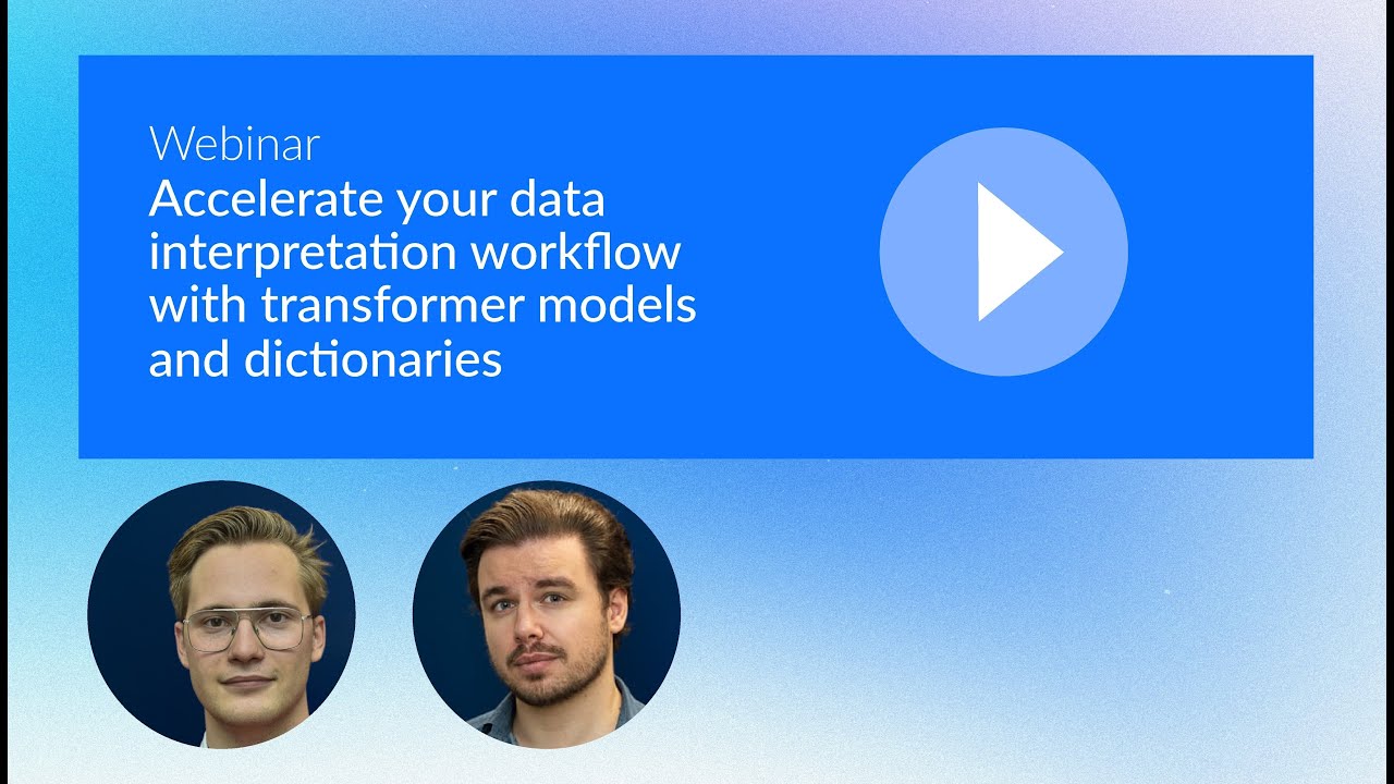 Webinar | Accelerate your data interpretation workflow with transformer ...