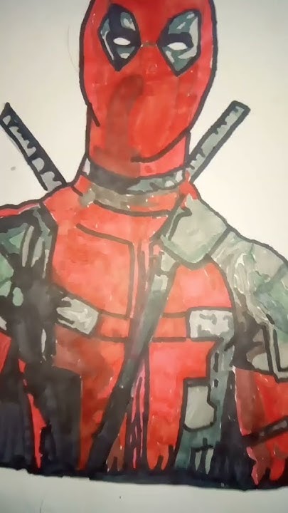 dibujando a deadpool - YouTube