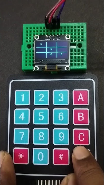 DIY Tic-Tac-Toe Game using Arduino #shorts - YouTube