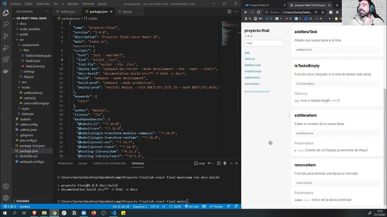 15 Creando La Documentación De Nuestro Proyecto Final Curso Reactjs Avanzado Openbootcamp