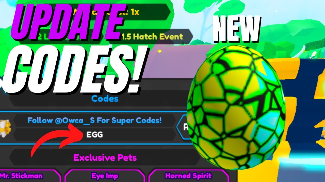 *NEW* UPDATE! EGG* CODES* [🕵️SPY!] ⚡ Tapping Legends X ROBLOX - YouTube