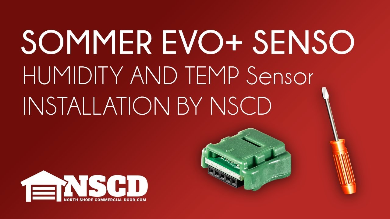 Sommer EVO+ SENSO Humidity and Temperature Sensor Installation By NSCD ...