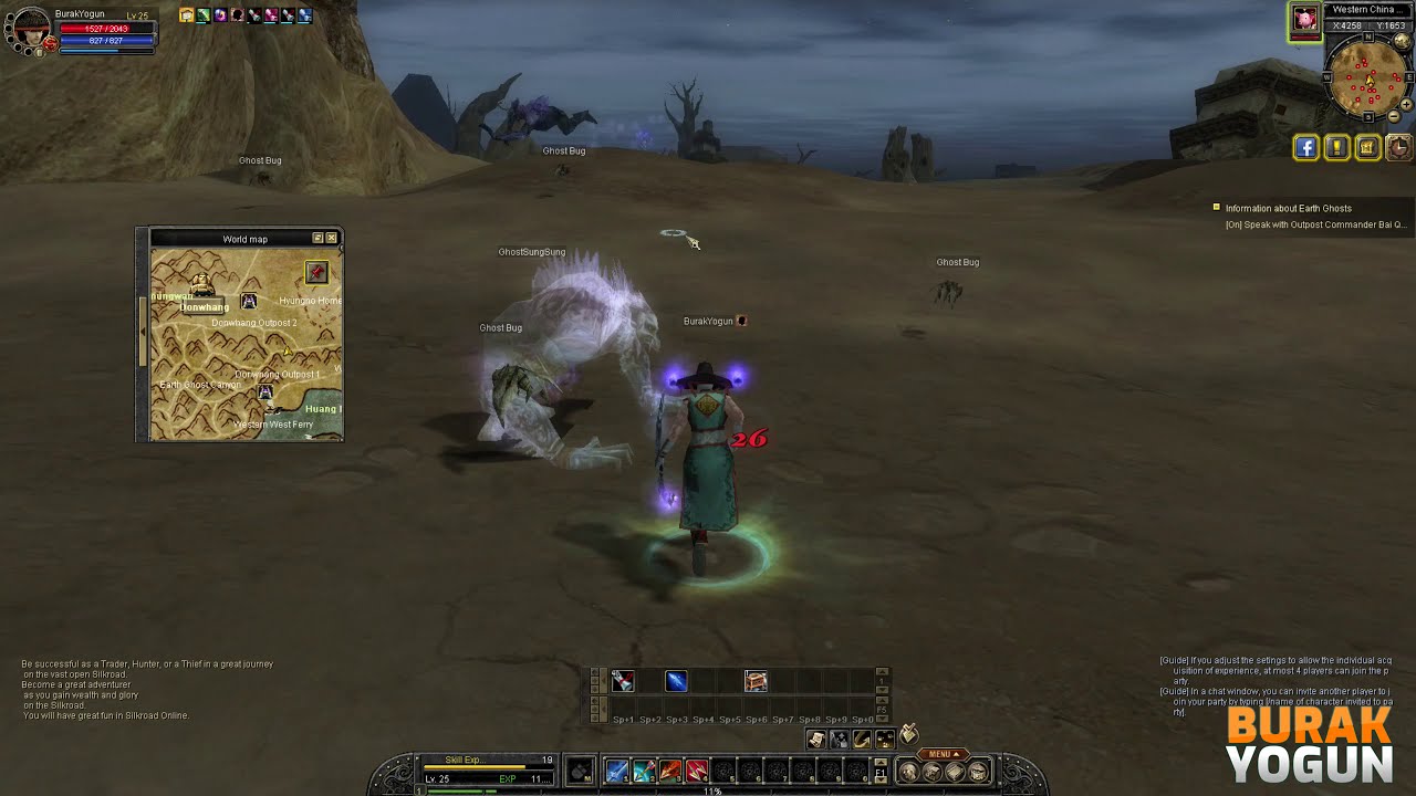 Silkroad Online - Information about Earth Ghosts (Donwhang Outpost 1 ...